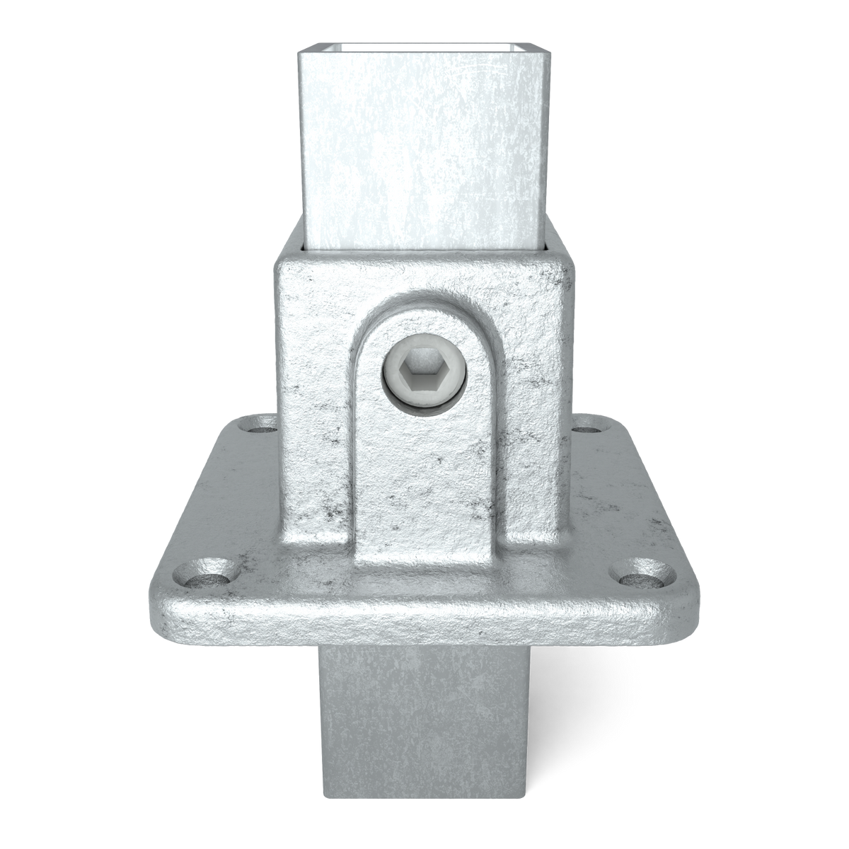 Steigerbuis voetplaten | 40x40 mm